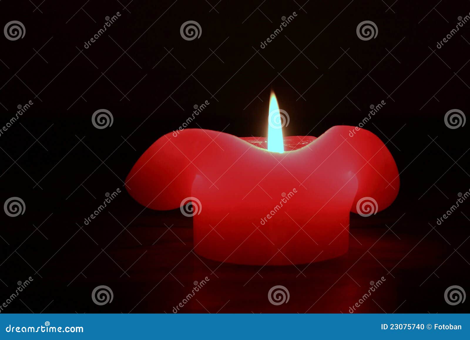 Red candle stock photo. Image of beautiful, calmness - 23075740