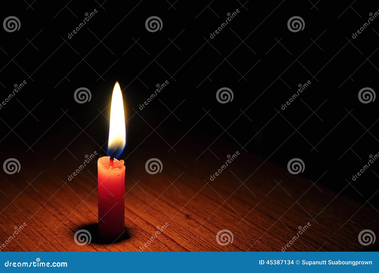 Red candle stock photo. Image of candlelight, candle - 45387134