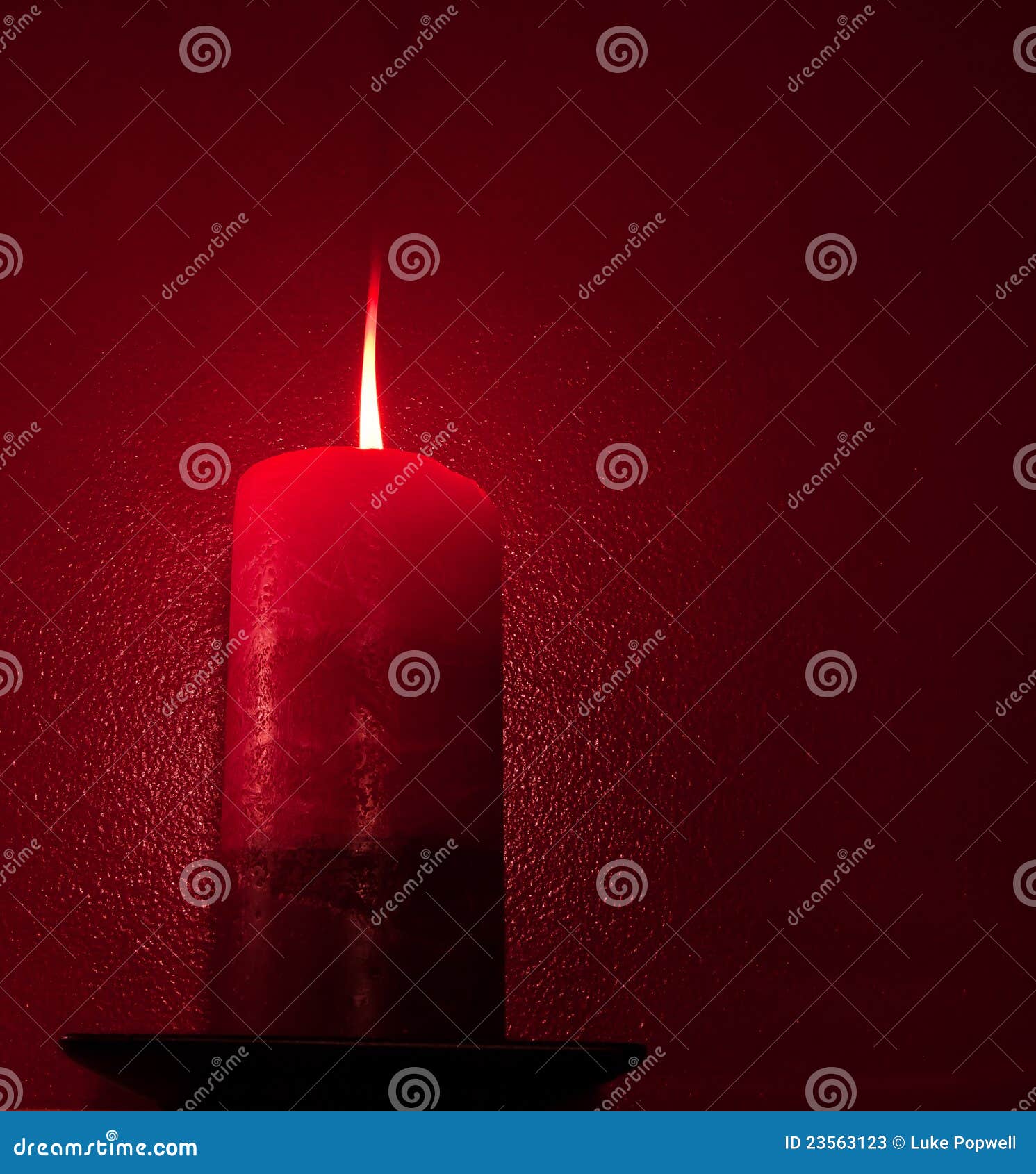 Red Candle Light stock image. Image of colors, romantic - 23563123