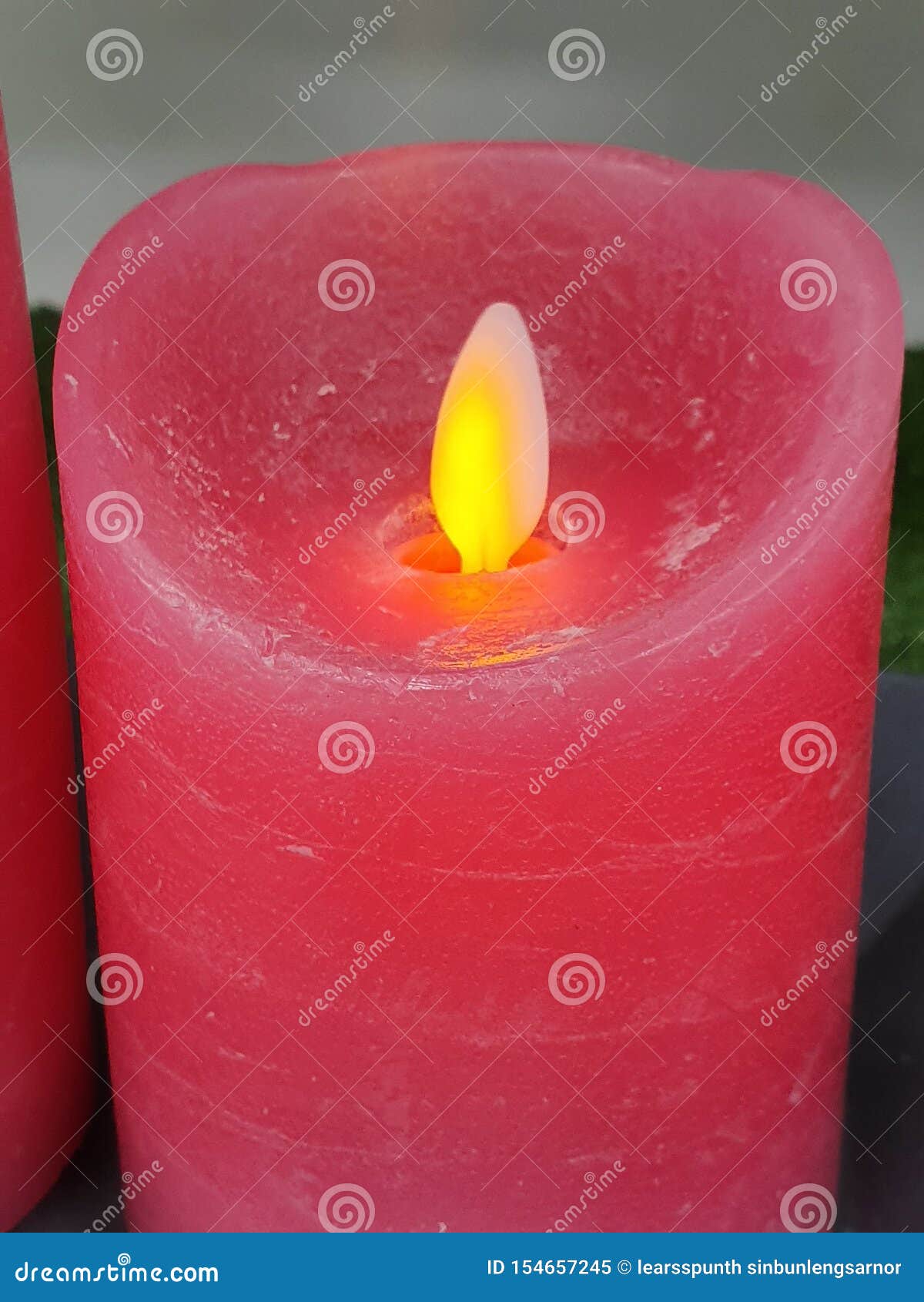 Red candle stock image. Image of candle, lighting, show - 154657245