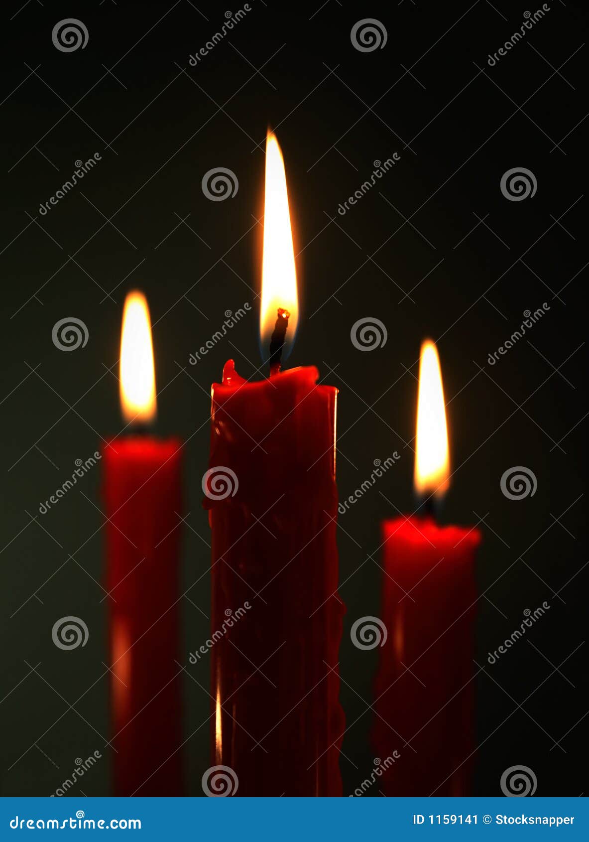 Red candles stock image. Image of xmas, christmas, candle - 1159141