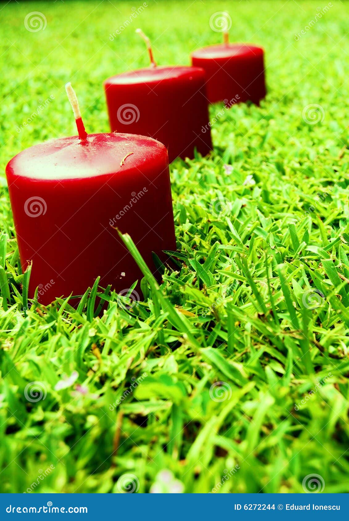 Red candles stock photo. Image of fire, natural, summer - 6272244