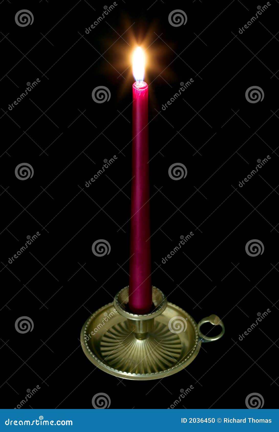 Red Candlestick stock photo. Image of flare, light, fire - 2036450