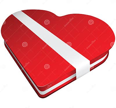 Red candy box stock vector. Illustration of sweetheart - 31605345