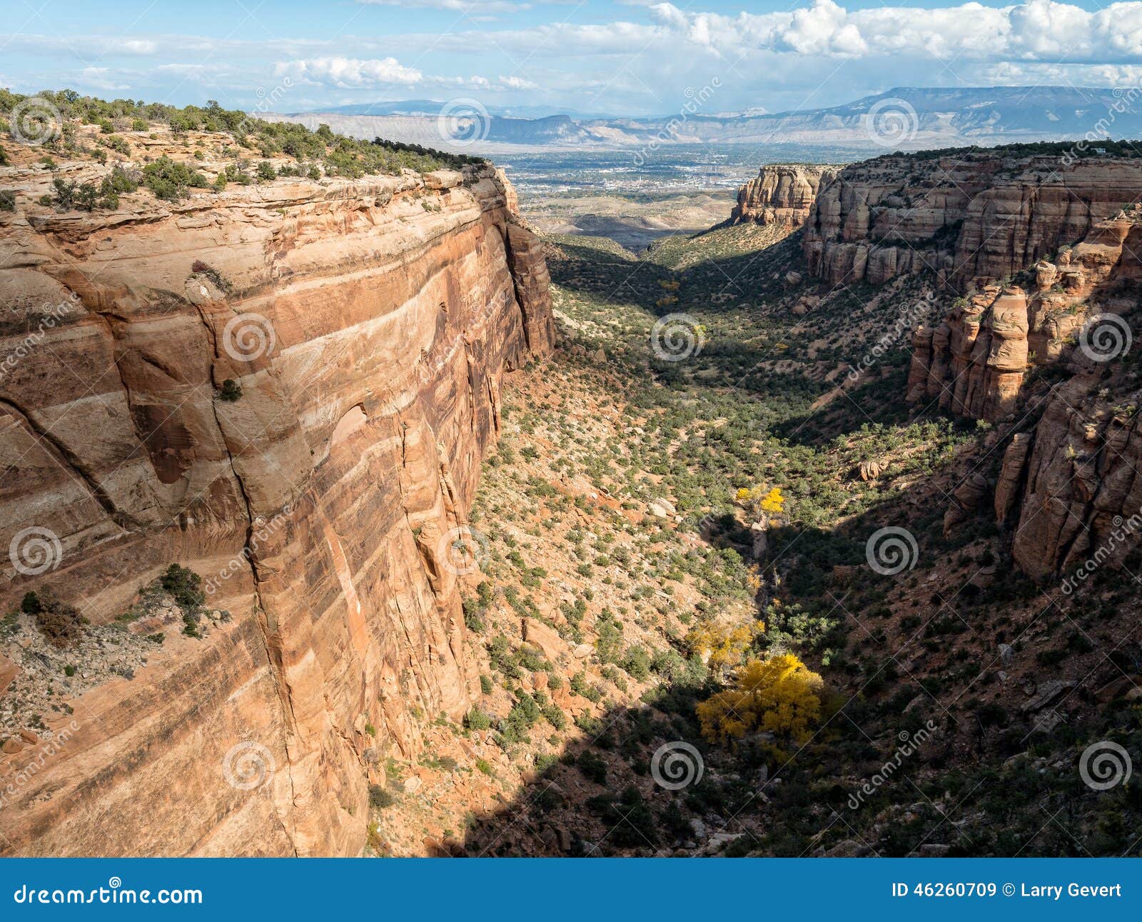 Red Canyon, Colorado National Monument Stock Image - Image of ...