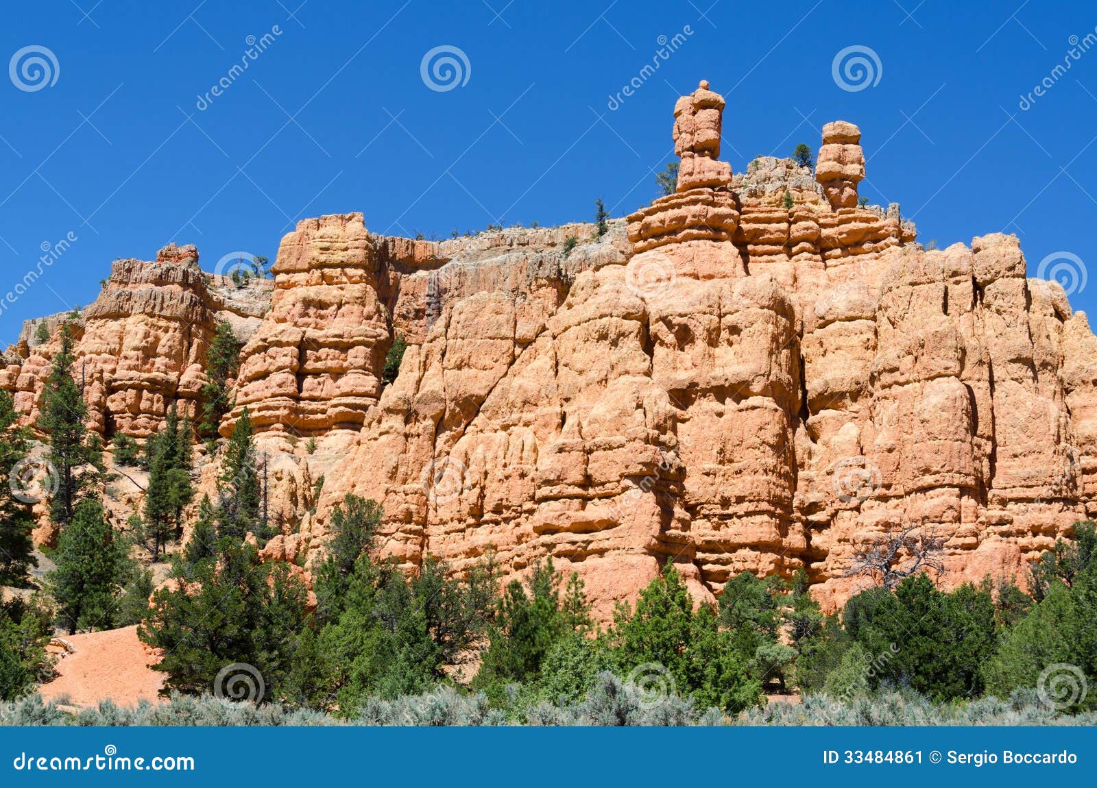 Red Canyon stock image. Image of tourism, plateau, nature - 33484861