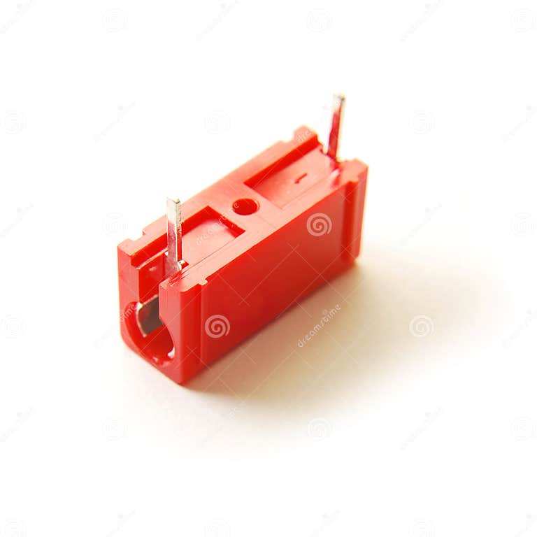 Red capacitor stock photo. Image of electric, circuit - 14557942