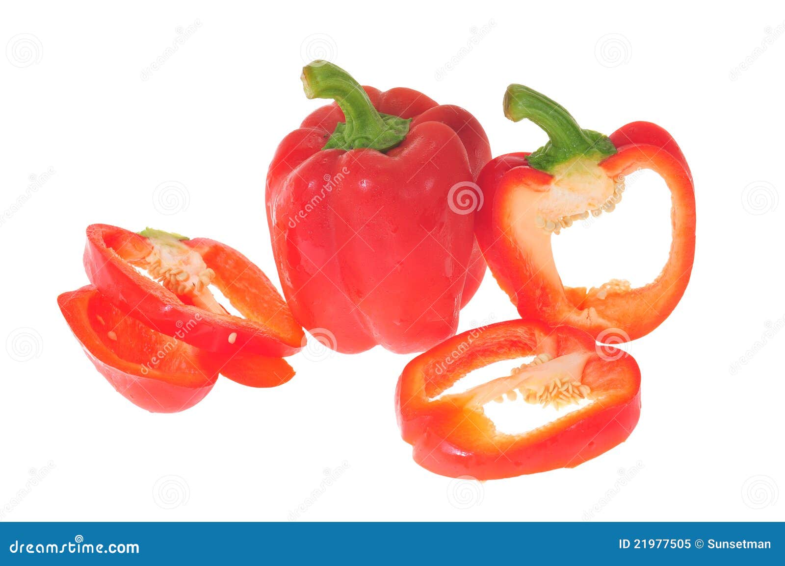 Red Capsicum stock image. Image of chilli, kitchen, gourmet - 21977505