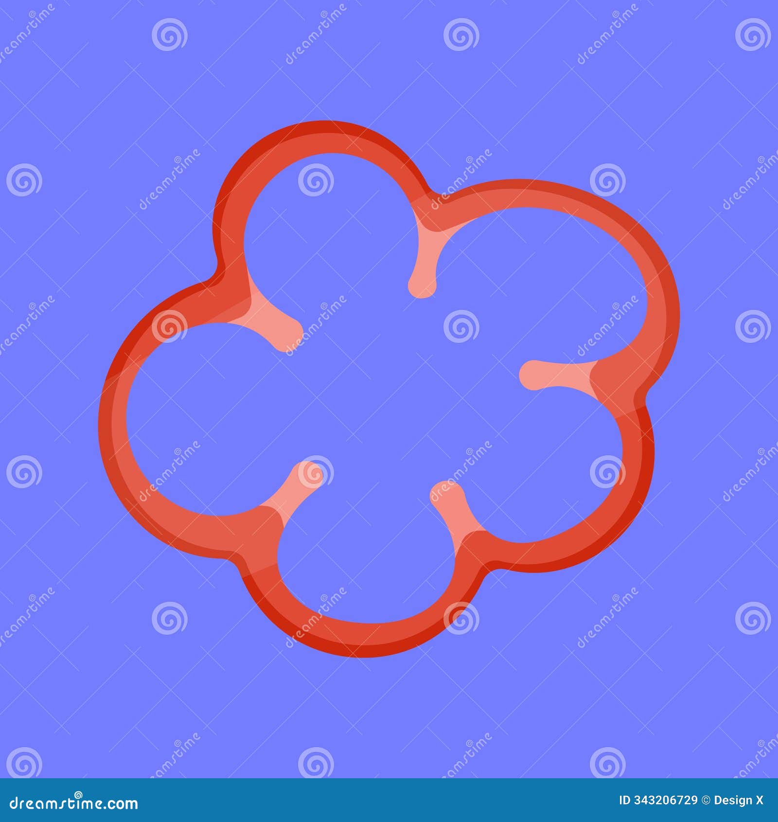 Red Capsicum Slice Vector Icon. Red Bell Pepper Slice Cut Vector ...