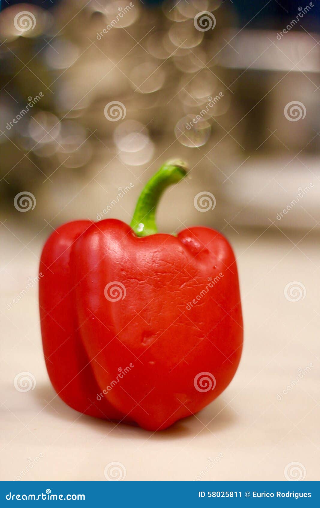 Red Capsicum stock image. Image of stubs, capsicum, solitary - 58025811
