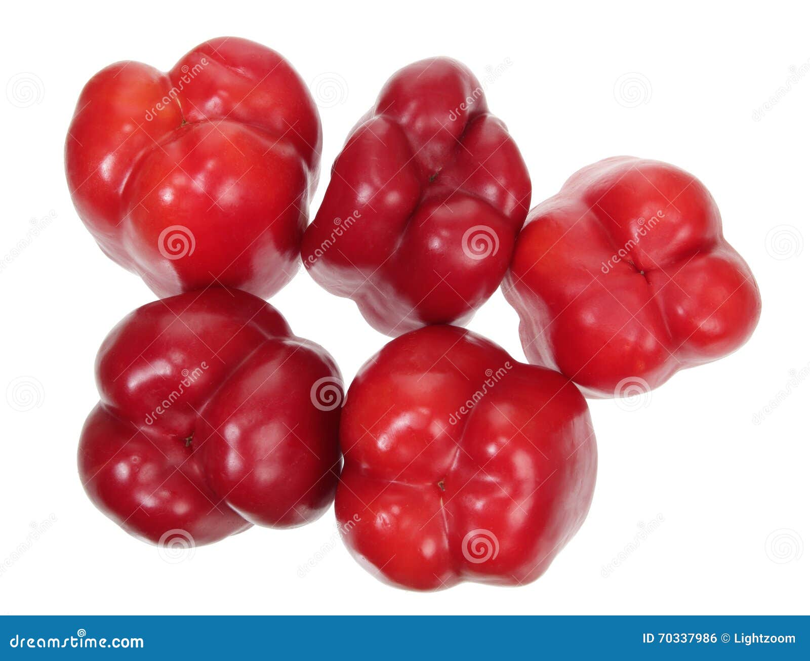 Red Capsicums stock photo. Image of studio, ingredient - 70337986