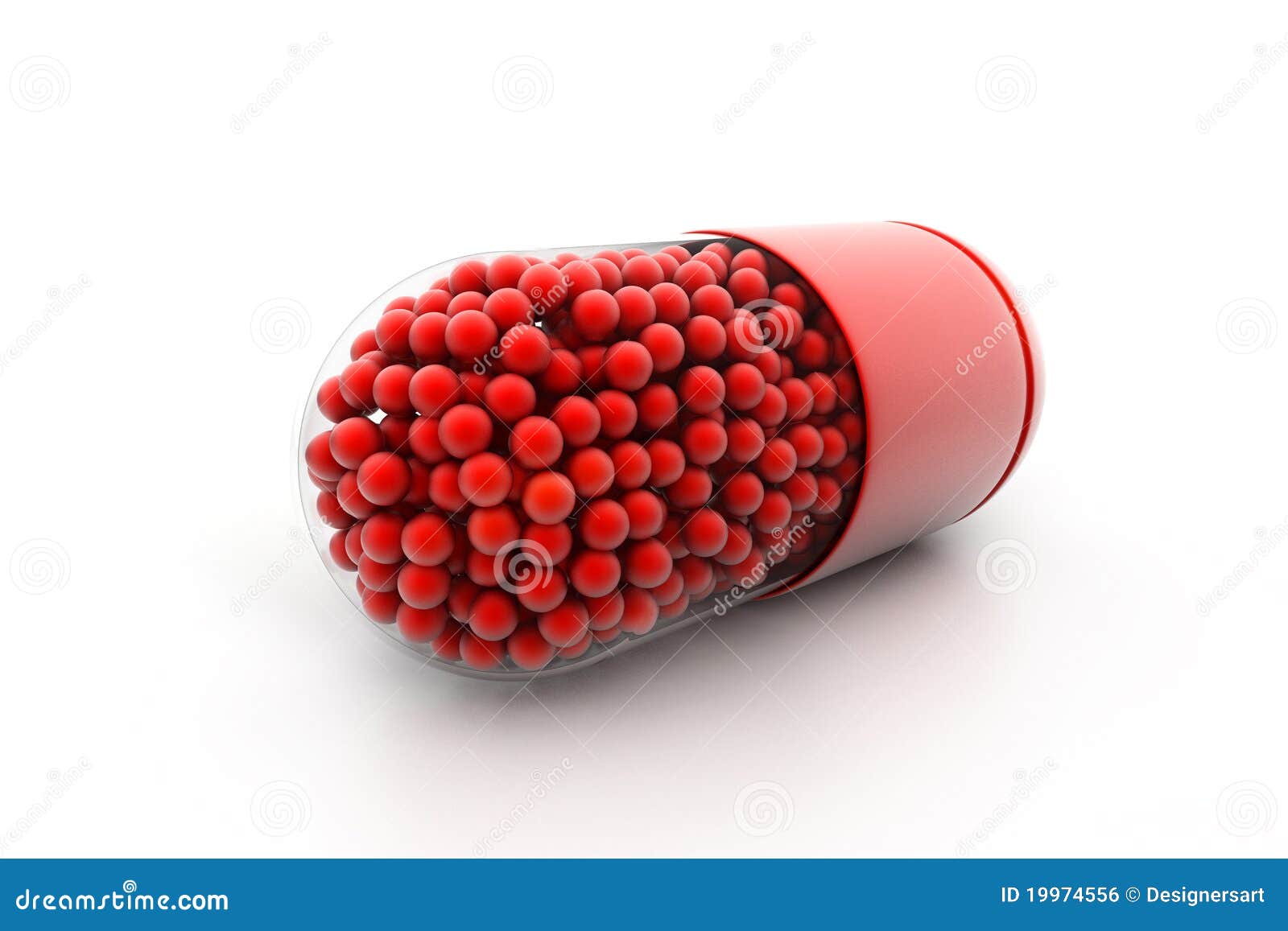 Red capsule stock illustration. Illustration of shape - 19974556