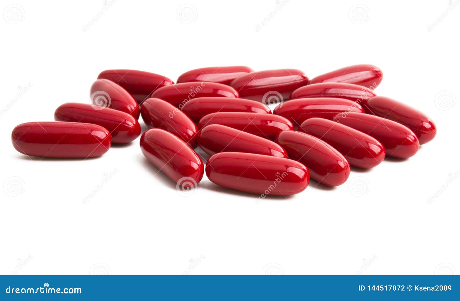 Red capsule isolated stock photo. Image of pills, healthcare - 144517072