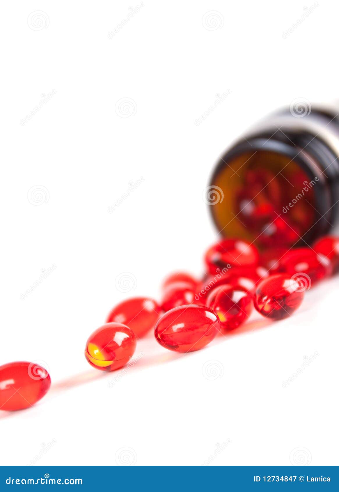 Red capsules stock image. Image of capsules, pharmacy - 12734847