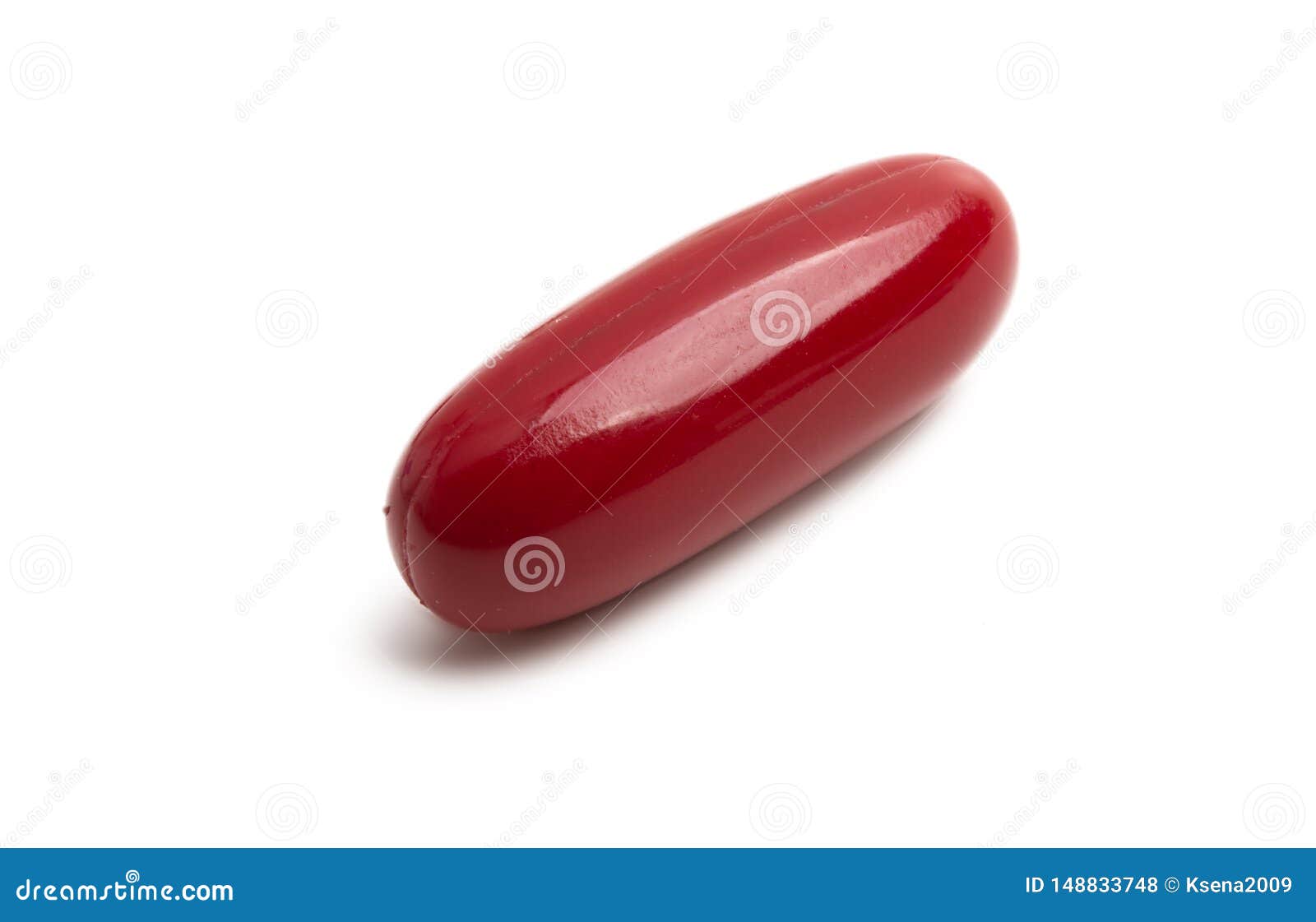 Red capsules isolated stock photo. Image of pills, prescription - 148833748
