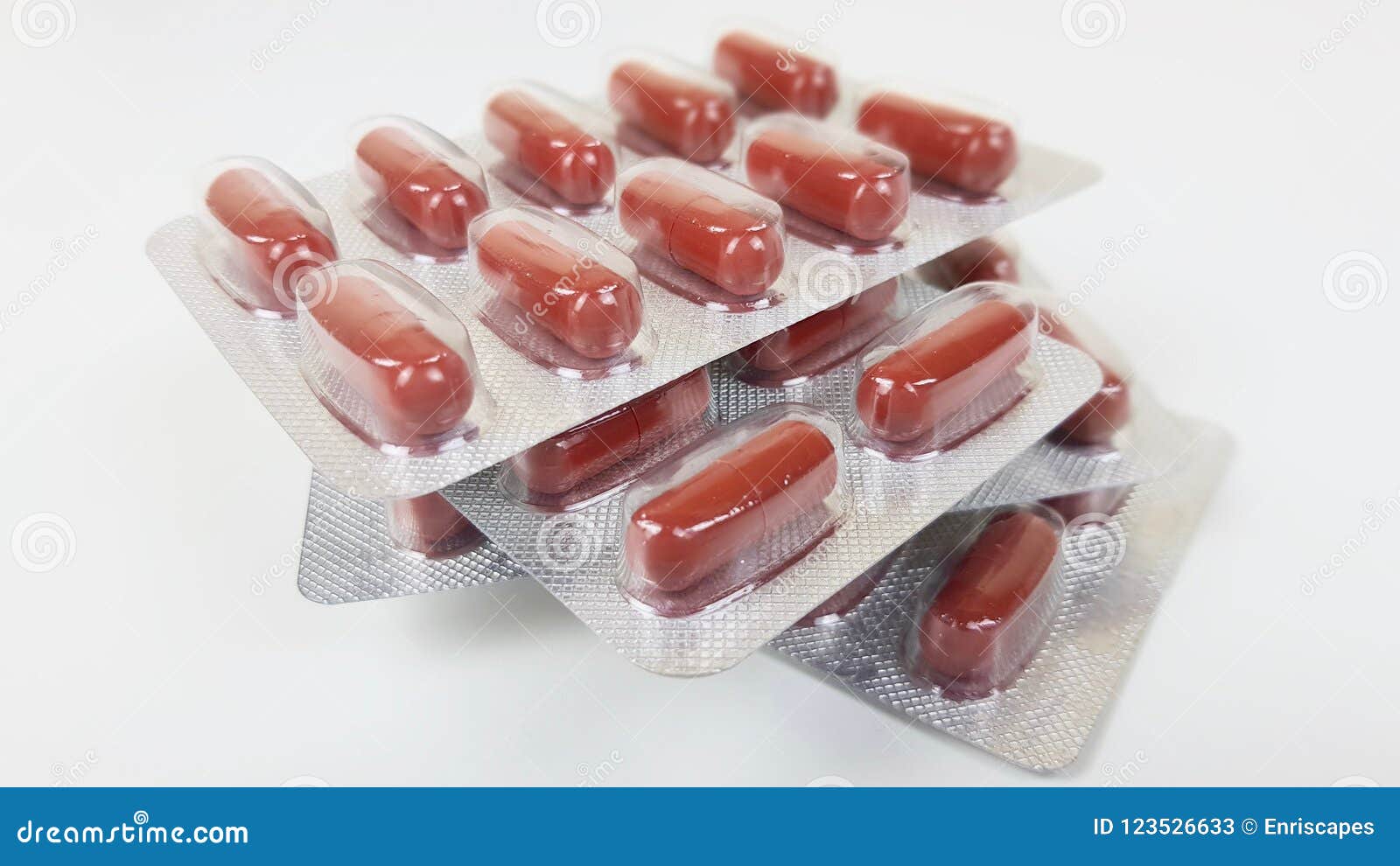 Red capsules stock image. Image of drug, vitamin, tablet - 123526633