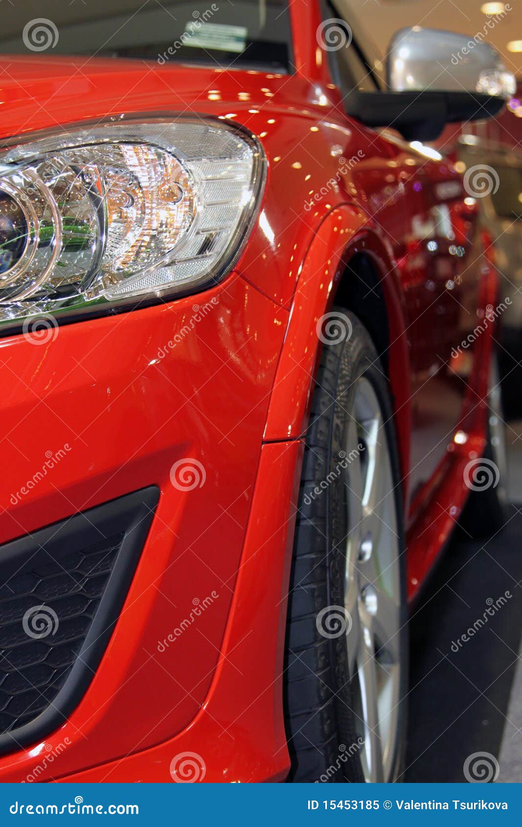 Red car stock image. Image of auto, stylish, automobile - 15453185