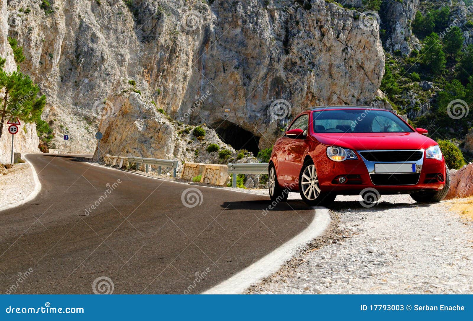 Red car stock image. Image of abandoned, automobile, andalucia - 17793003