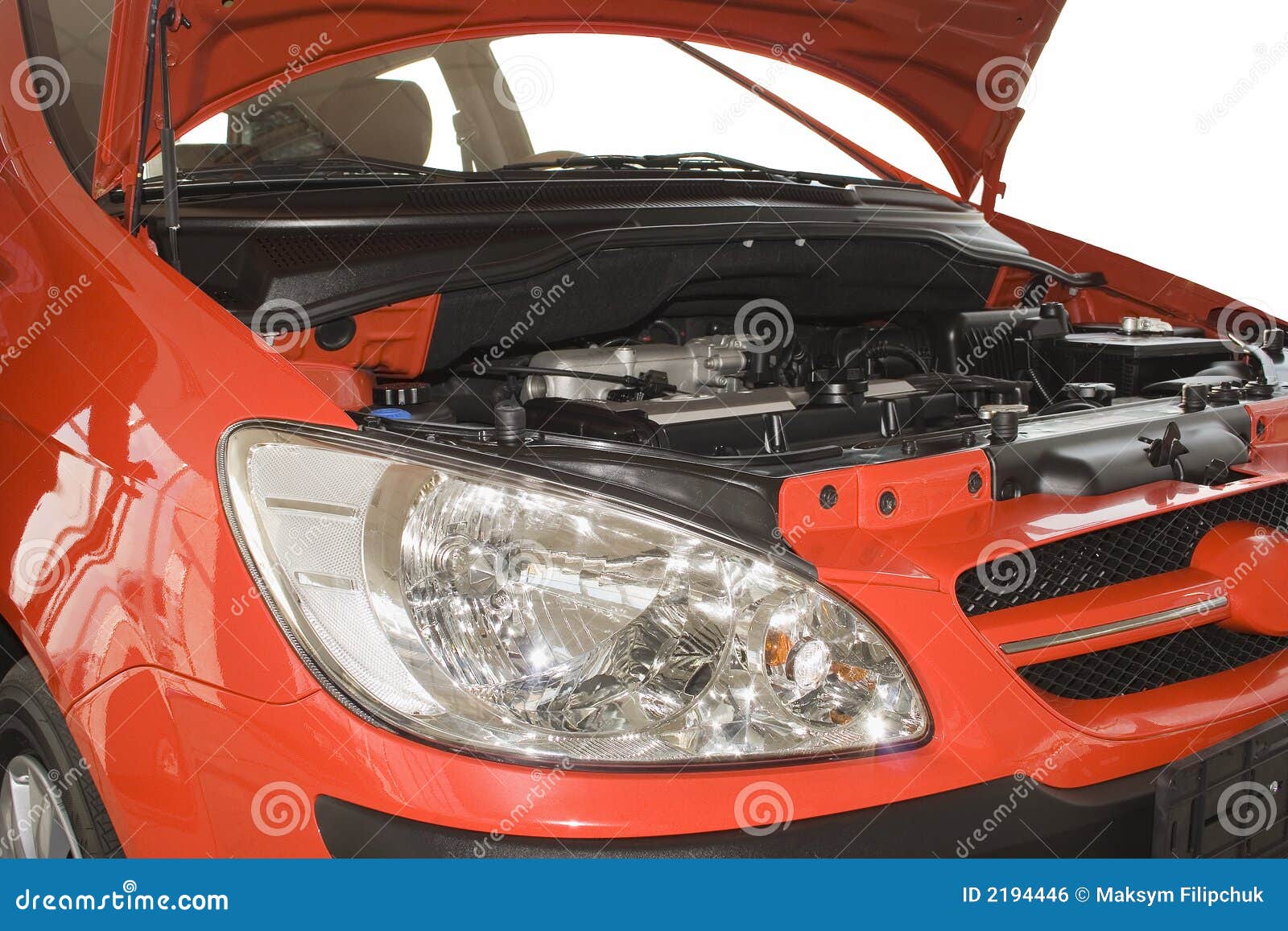 Red car stock photo. Image of equipment, metal, single - 2194446