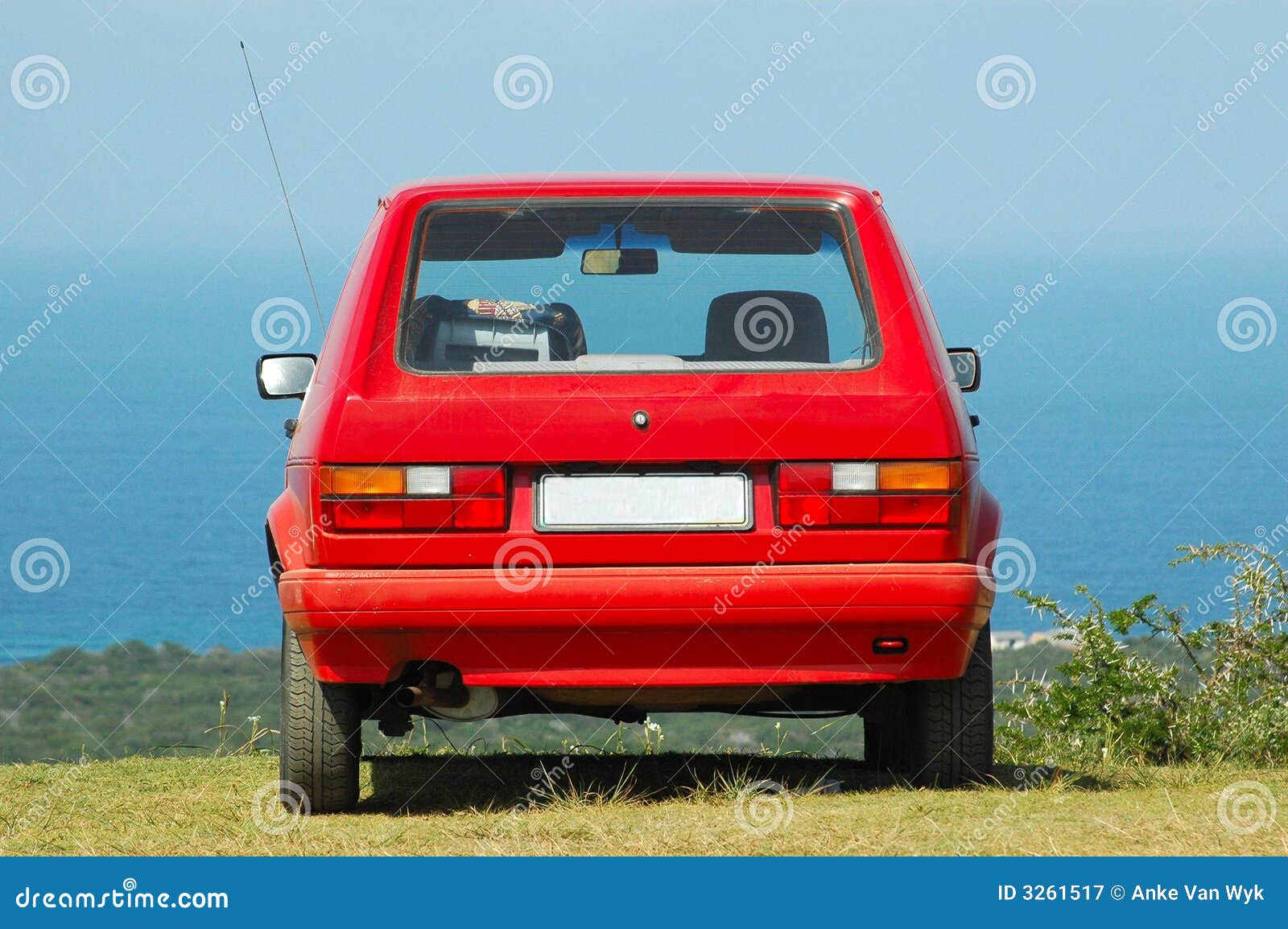 Red car stock image. Image of auto, mobile, nature, looked - 3261517