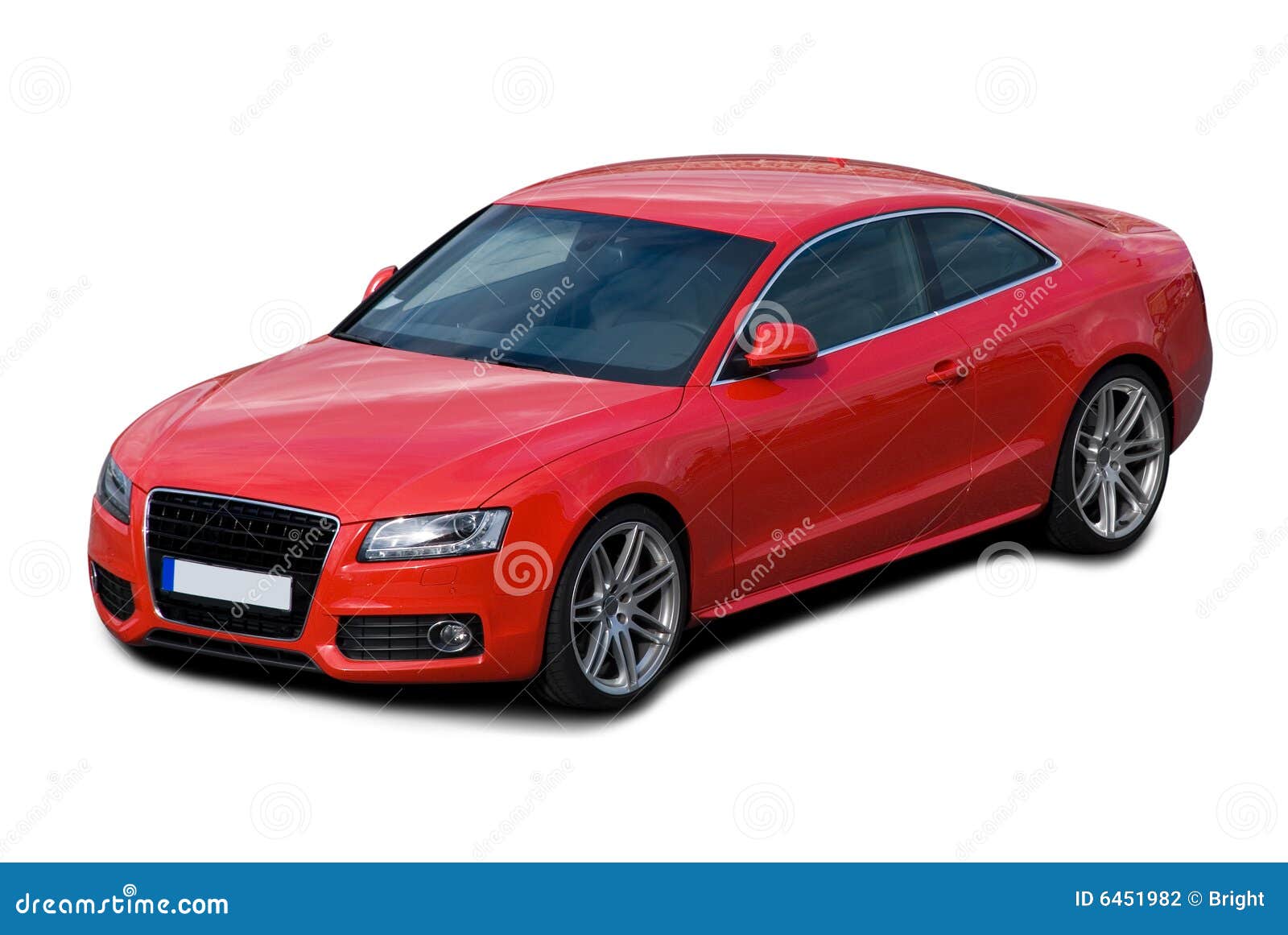 Red Car stock photo. Image of expensive, mirror, chrome - 6451982