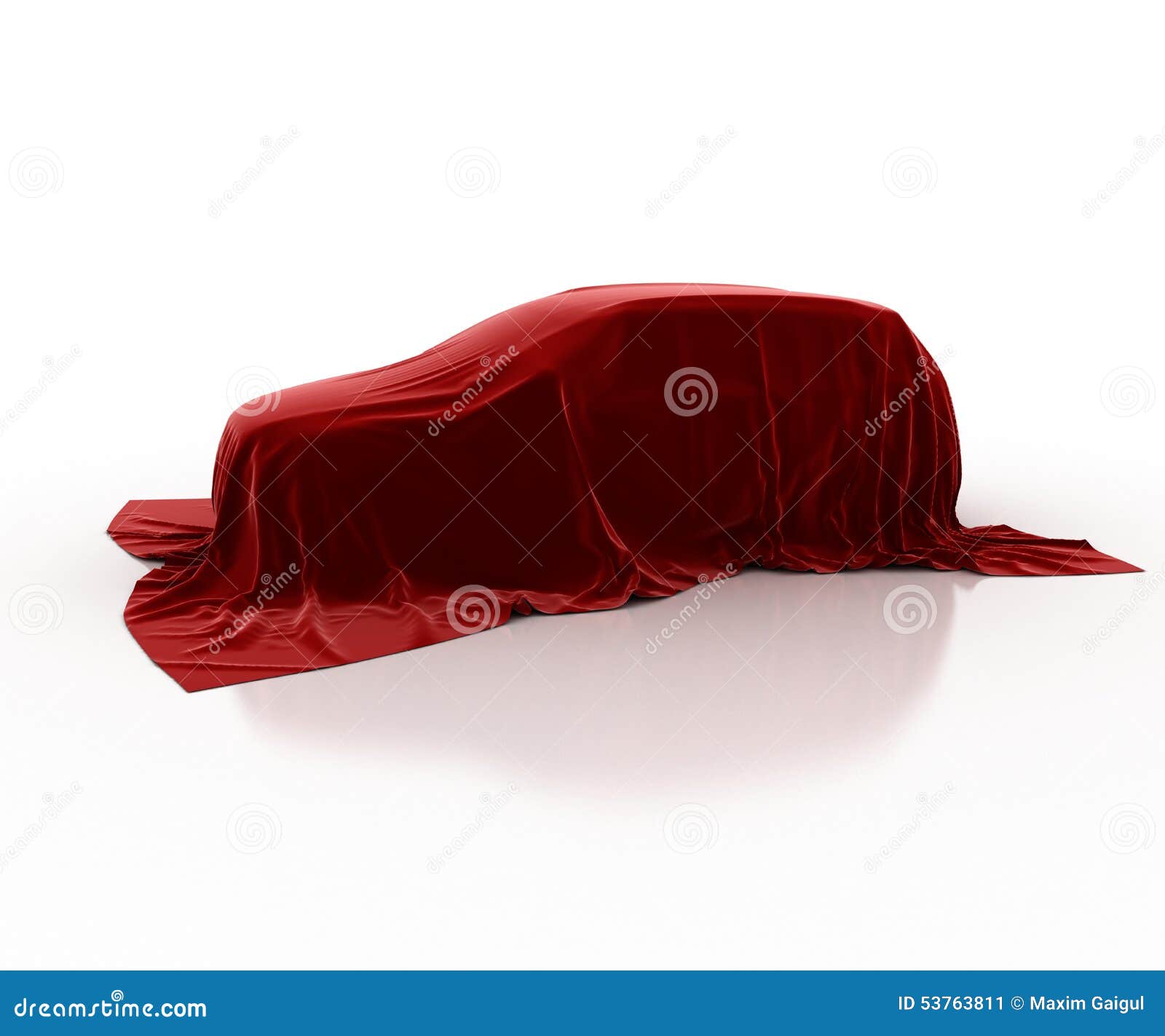 Red car stock illustration. Illustration of gold, automotive - 53763811