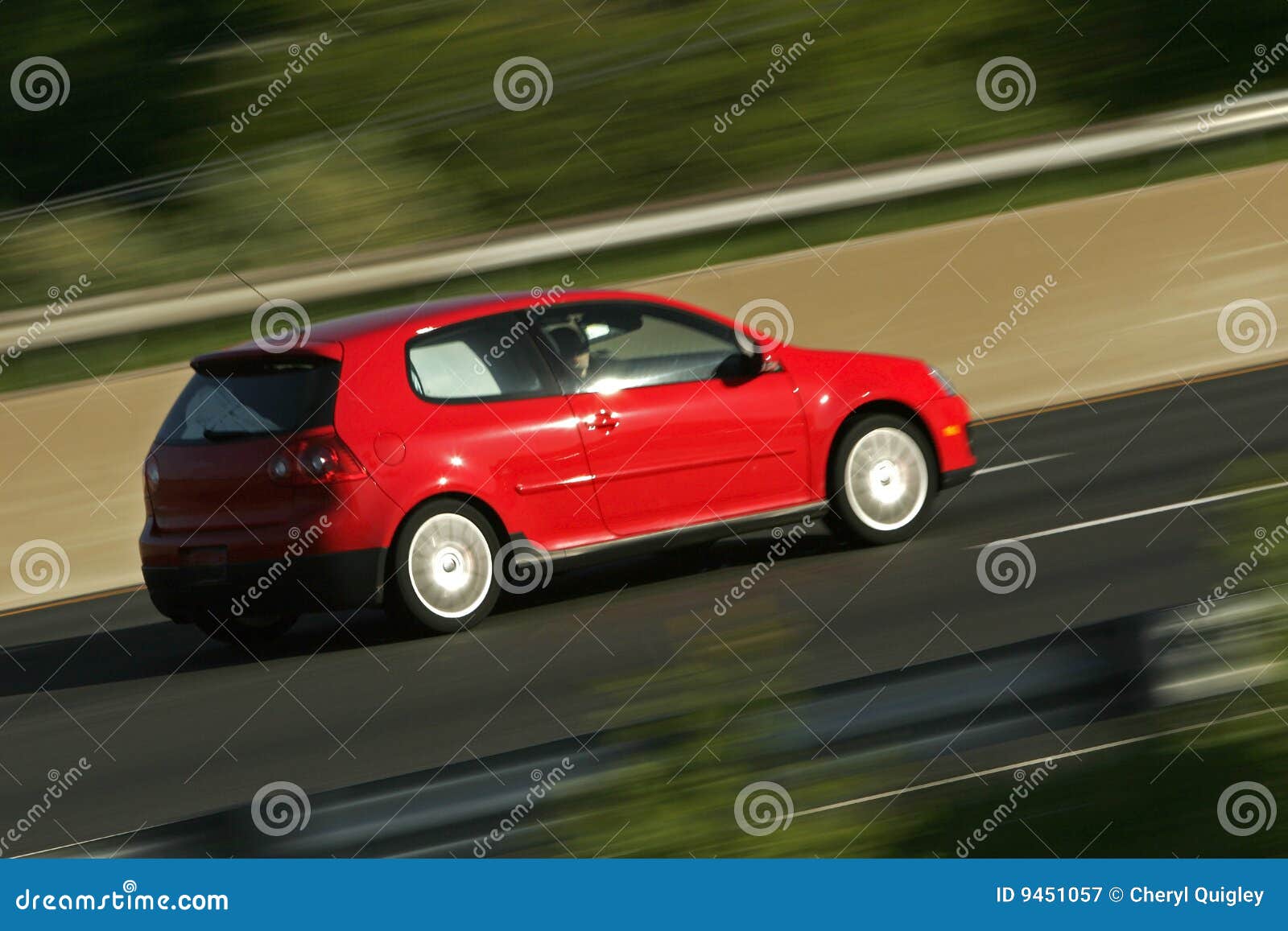 Red Car Blur stock image. Image of automobile, panning - 9451057