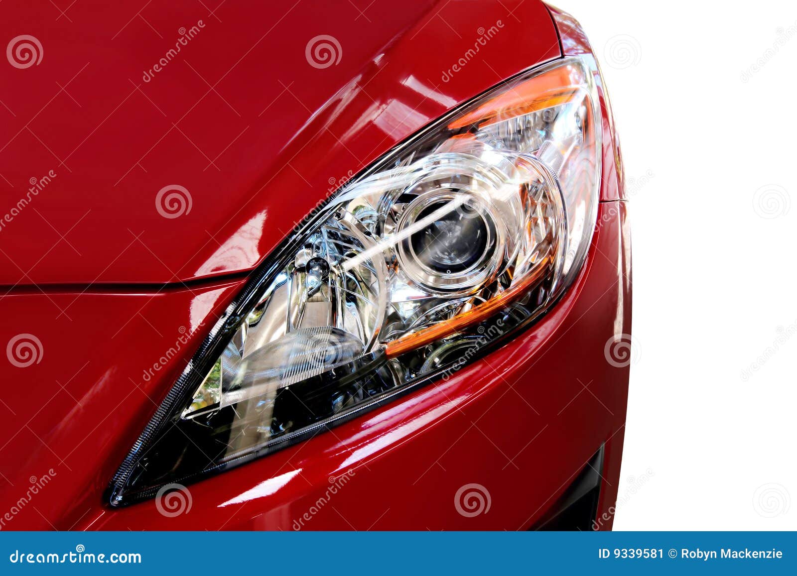Red Car Detail stock image. Image of modern, small, sedan - 9339581