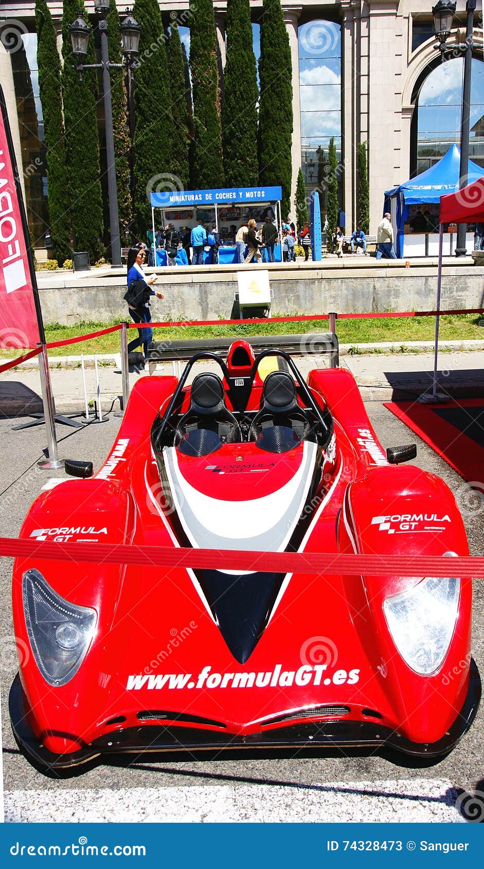 Red Car Formula GT, Motor Show Editorial Stock Photo - Image of formula ...