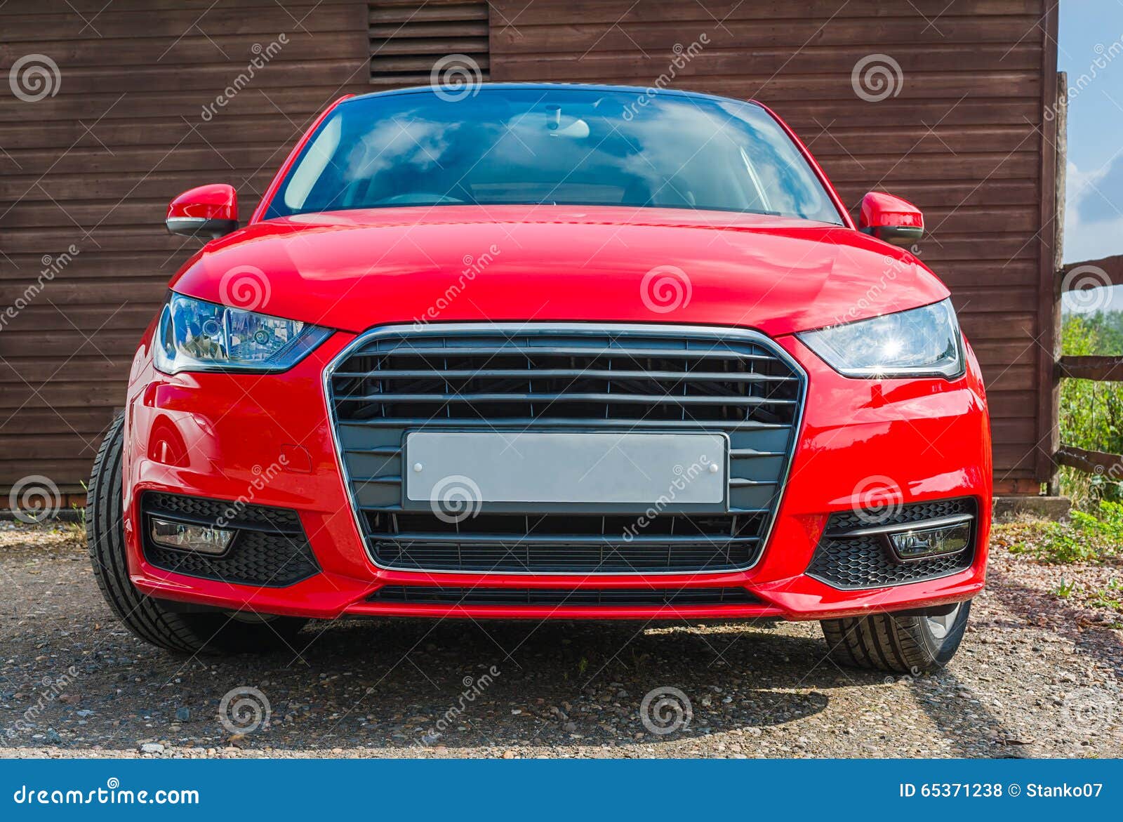 Red car stock photo. Image of concept, engineering, close - 65371238