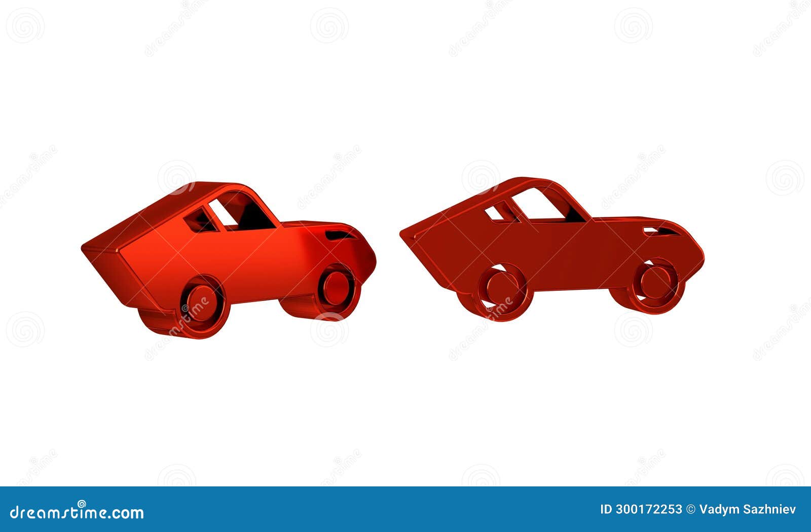 Red Car Icon Isolated on Transparent Background. Stock Illustration ...