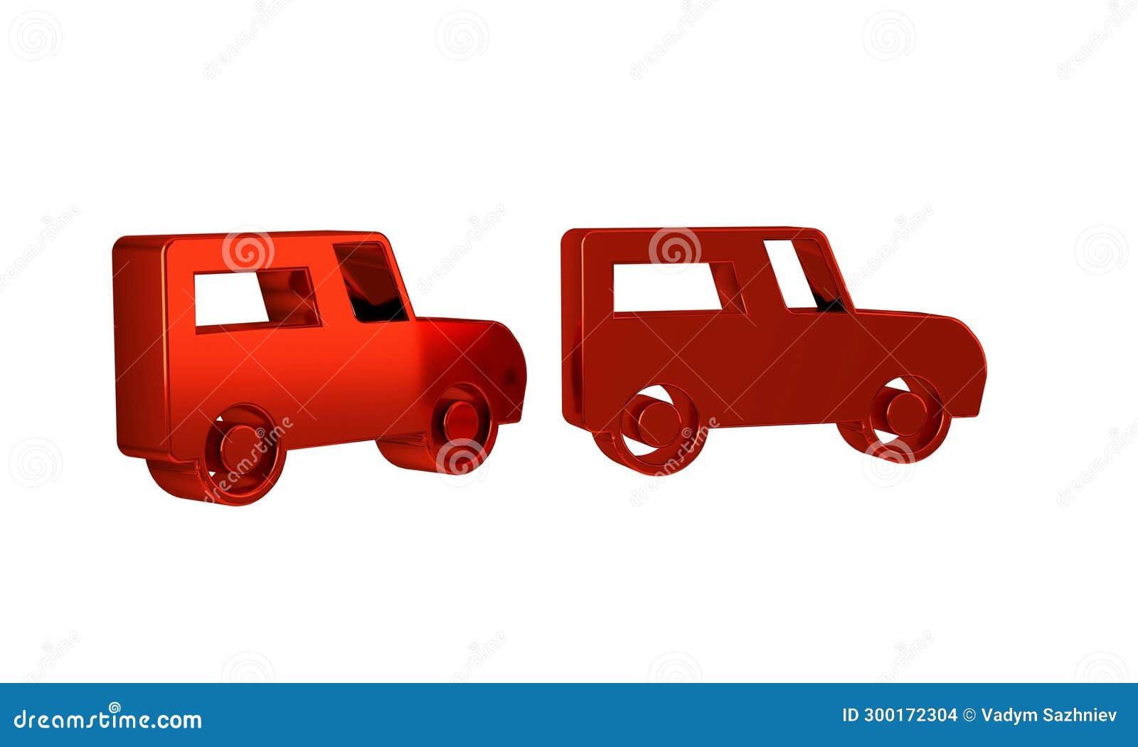 Red Car Icon Isolated on Transparent Background. Stock Illustration ...