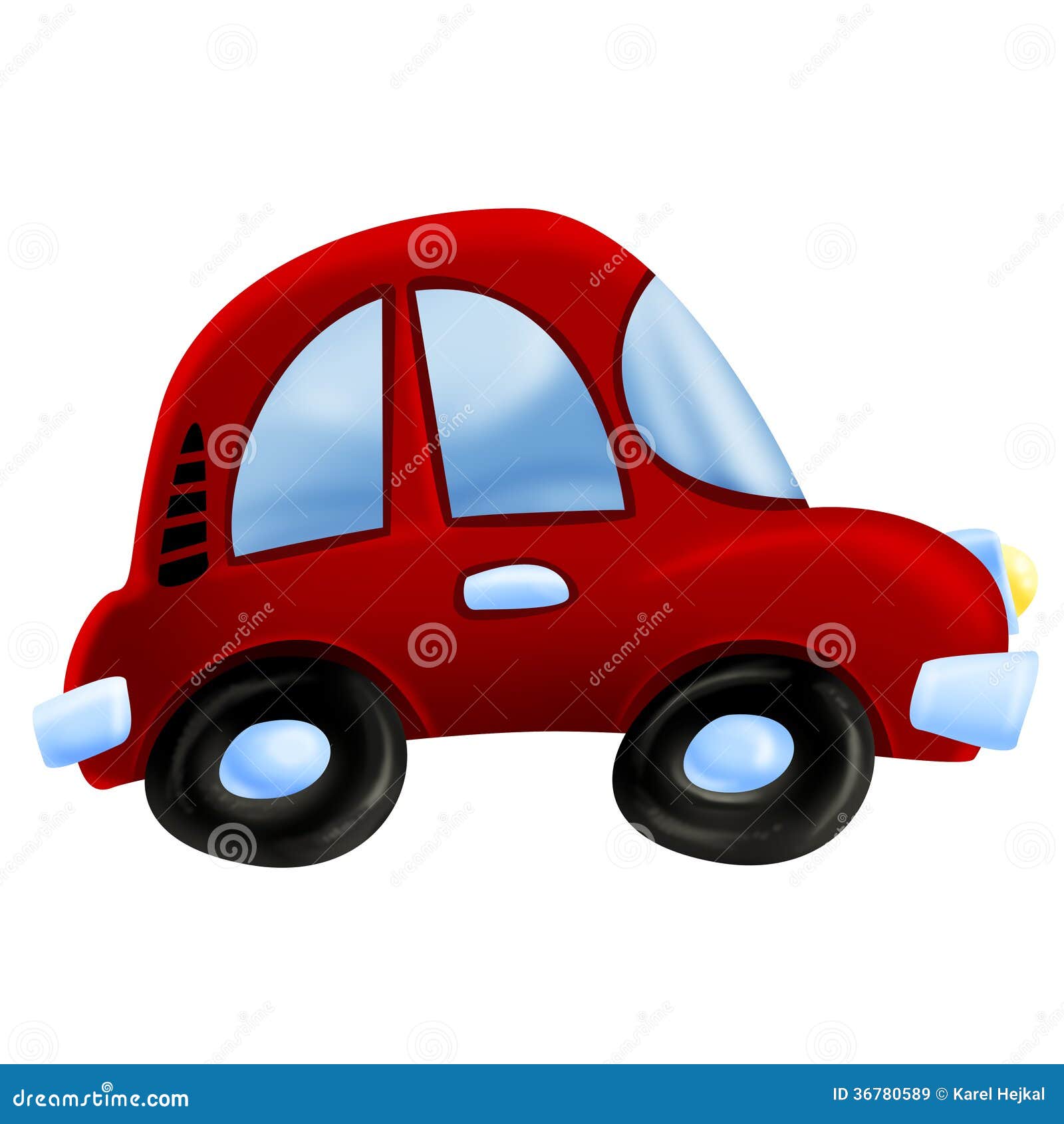 Red car illustration stock illustration. Illustration of graphic - 36780589