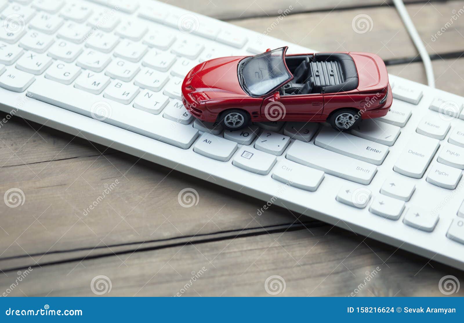 Car on keyboard stock photo. Image of used, close, computer - 158216624