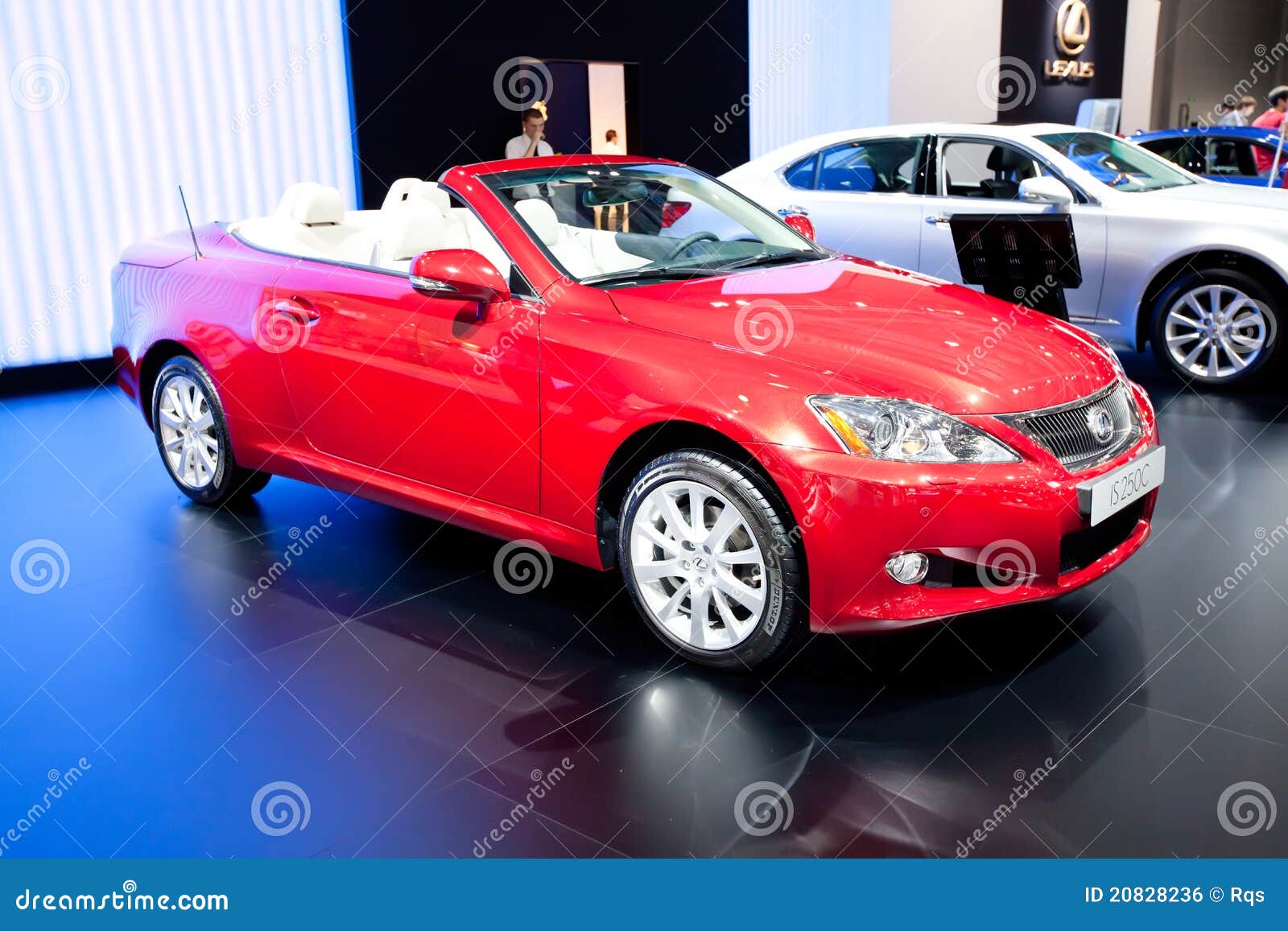 Red car Lexus is 250 C editorial photo. Image of wheel - 20828236