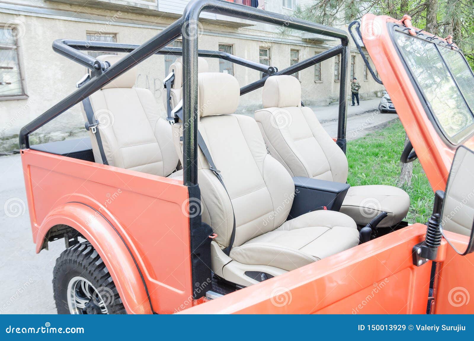 Red car with open top stock image. Image of black, electronics - 150013929