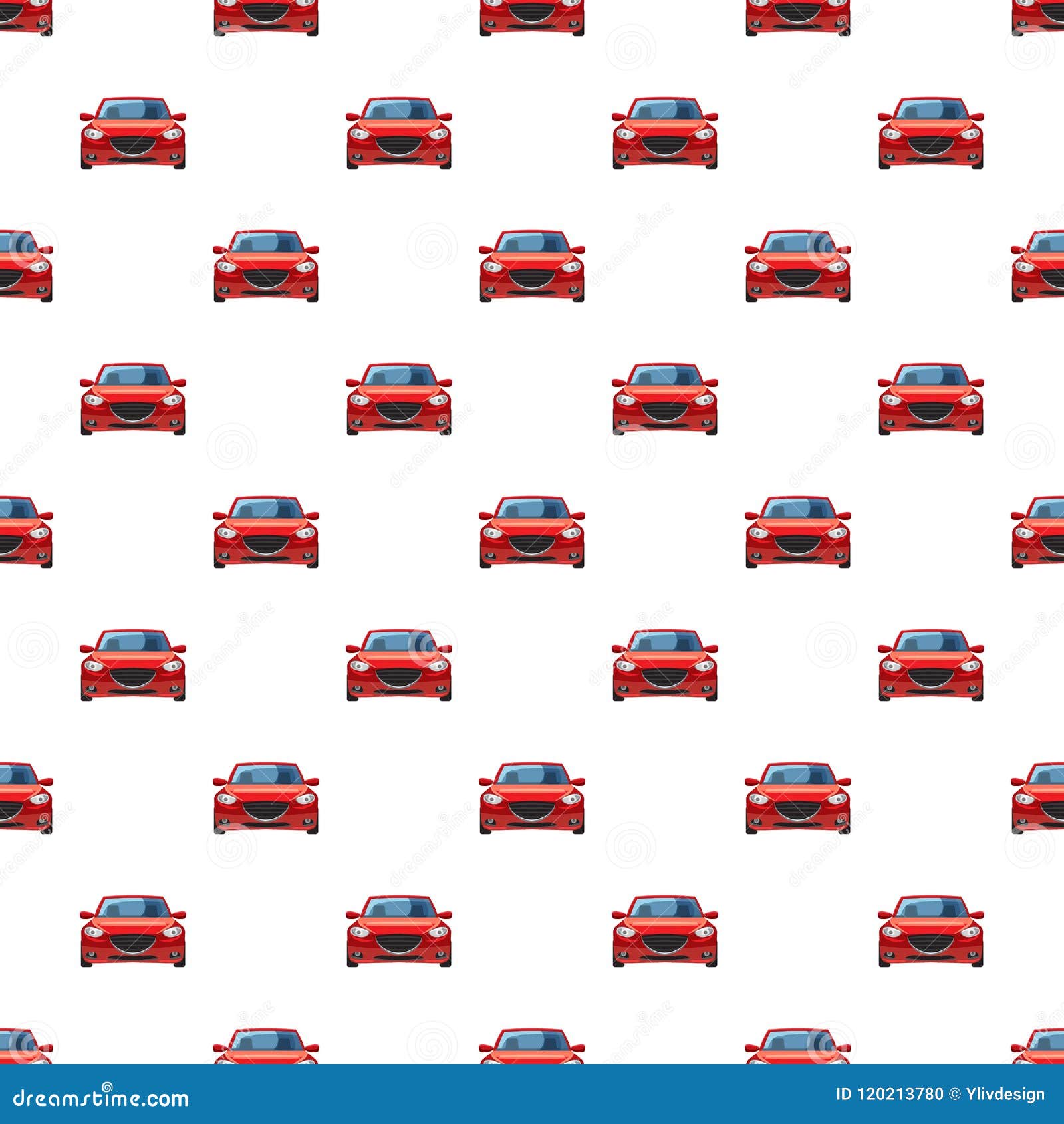 Red car pattern stock vector. Illustration of pattern - 120213780