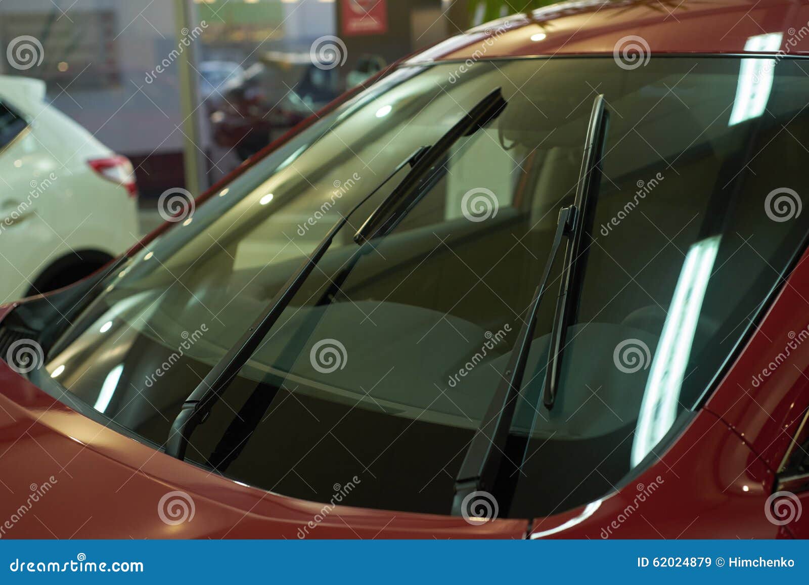 The red car rear wipers stock image. Image of luxury - 62024879