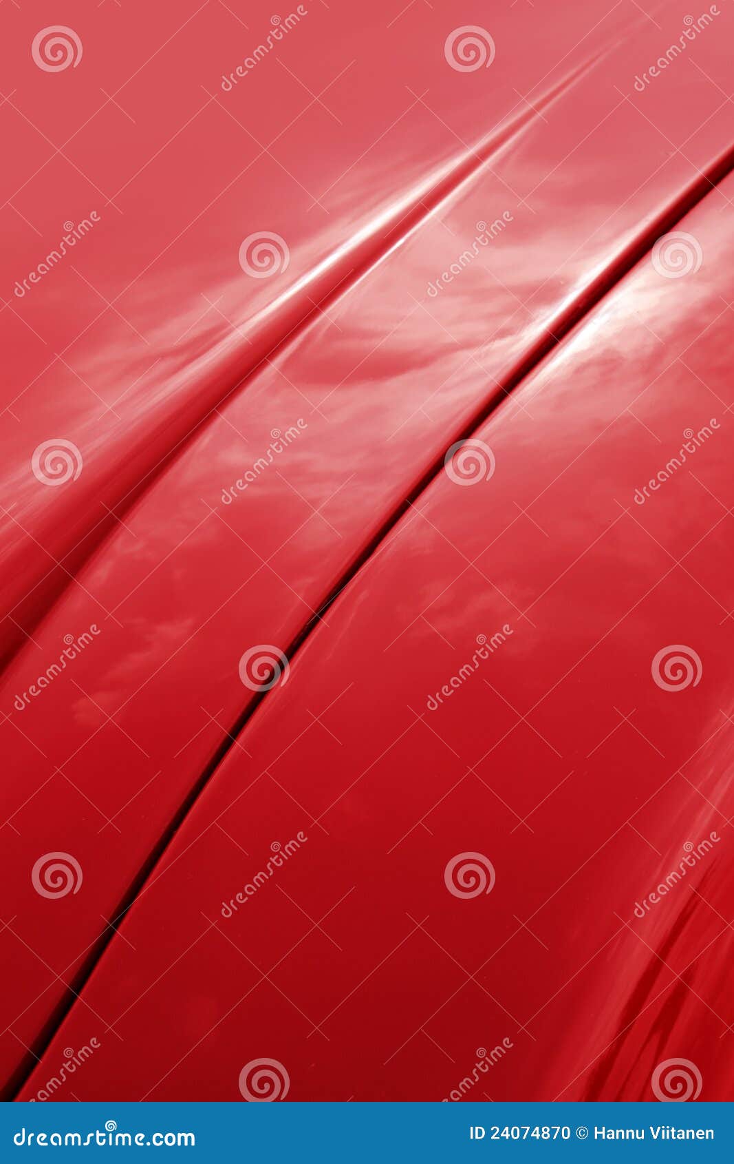 Red car shiny bonnet stock photo. Image of vehicle, bonnet - 24074870