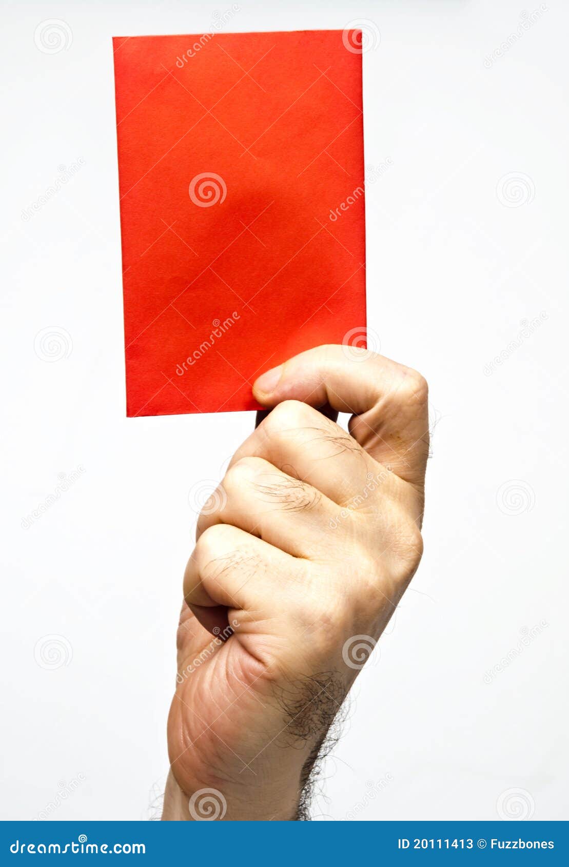 Red card stock image. Image of adjudicator, punish, disqualification ...
