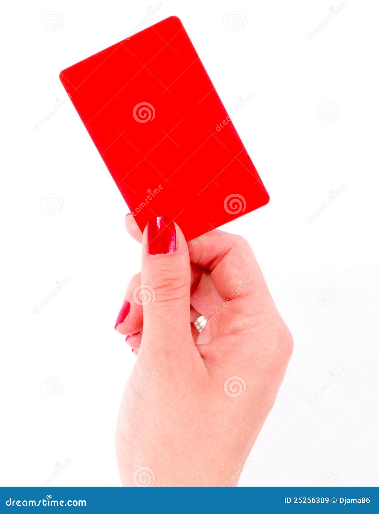 Red card stock image. Image of employment, greeting, businessman - 25256309