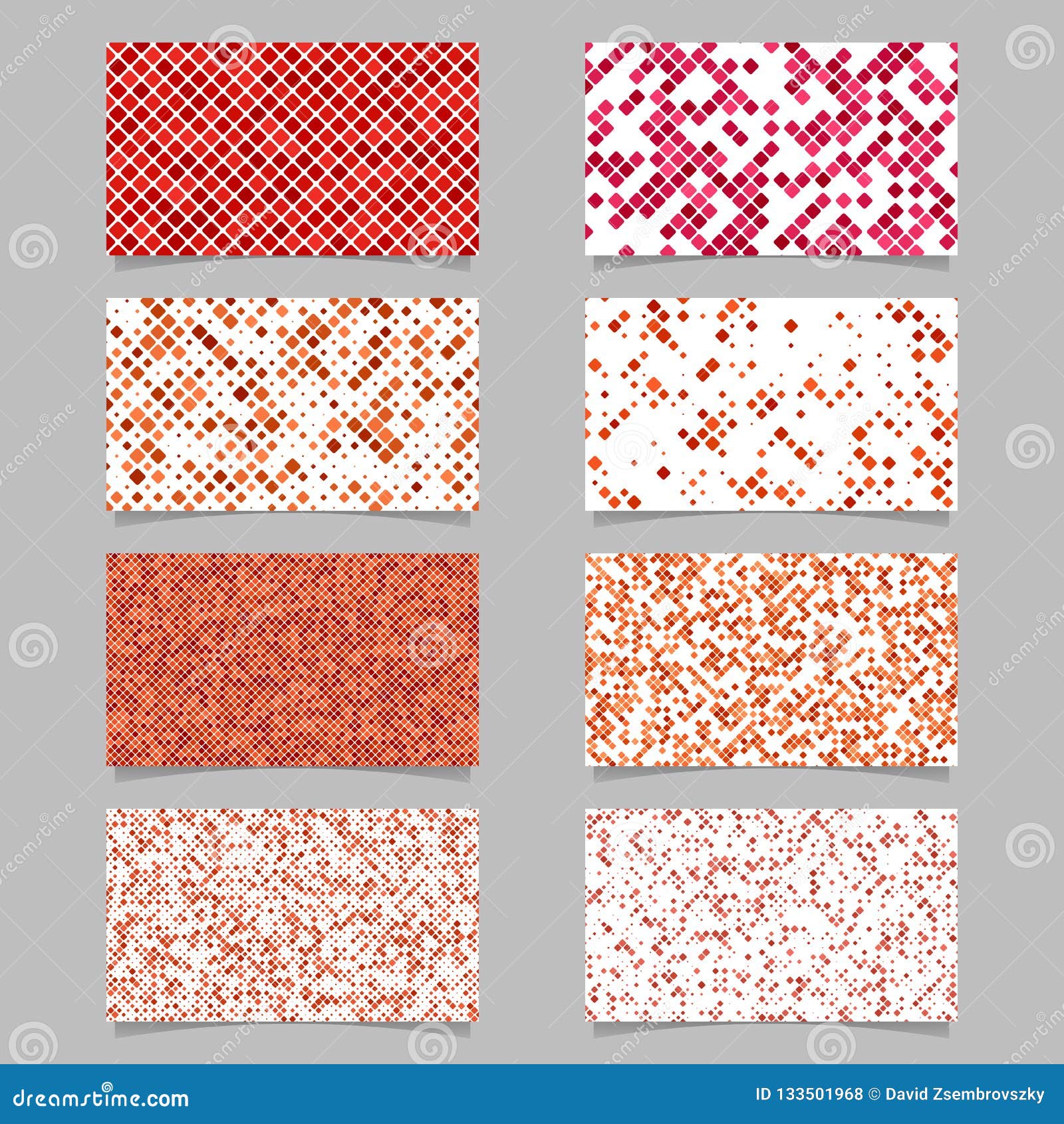 Red Card Background Set - Vector Template Designs Stock Vector ...