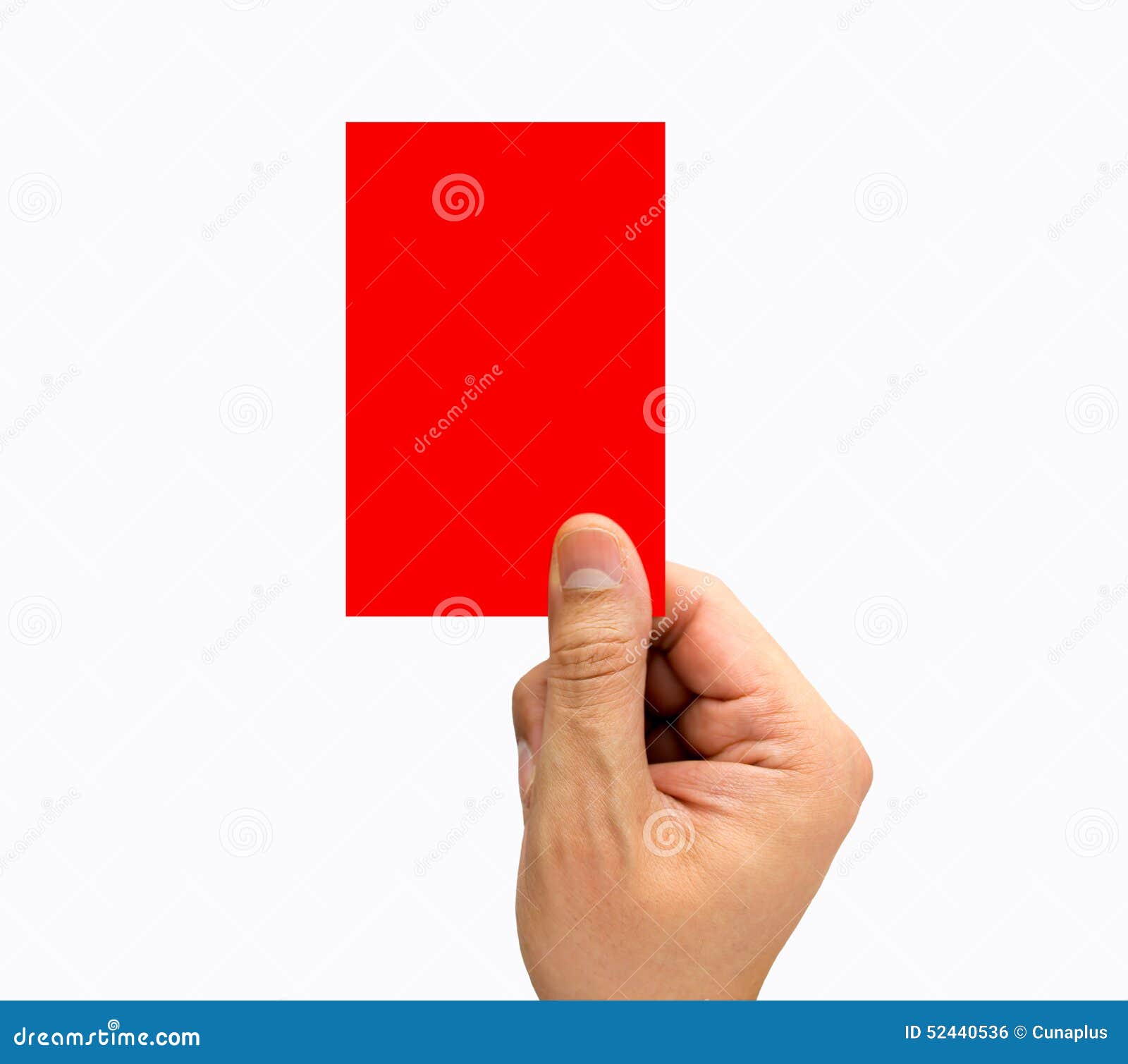 Red card stock photo. Image of businesscard, admonition - 52440536
