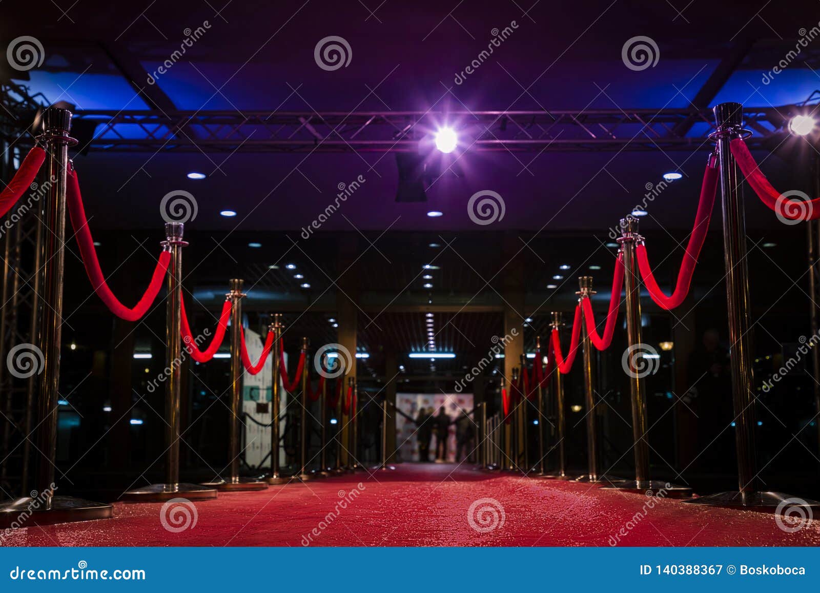 Red Carpet With Lights