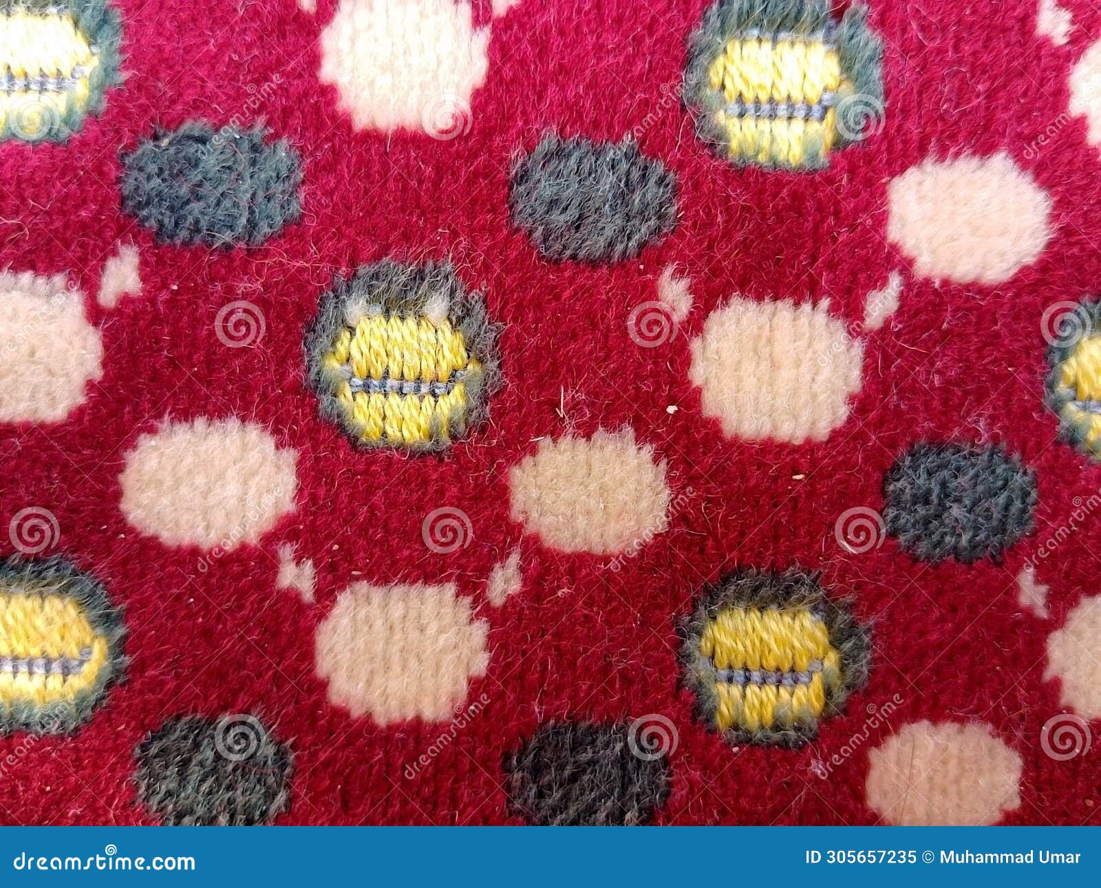 Red Carpet Pattern with Dotted Color Designs Stock Image - Image of ...