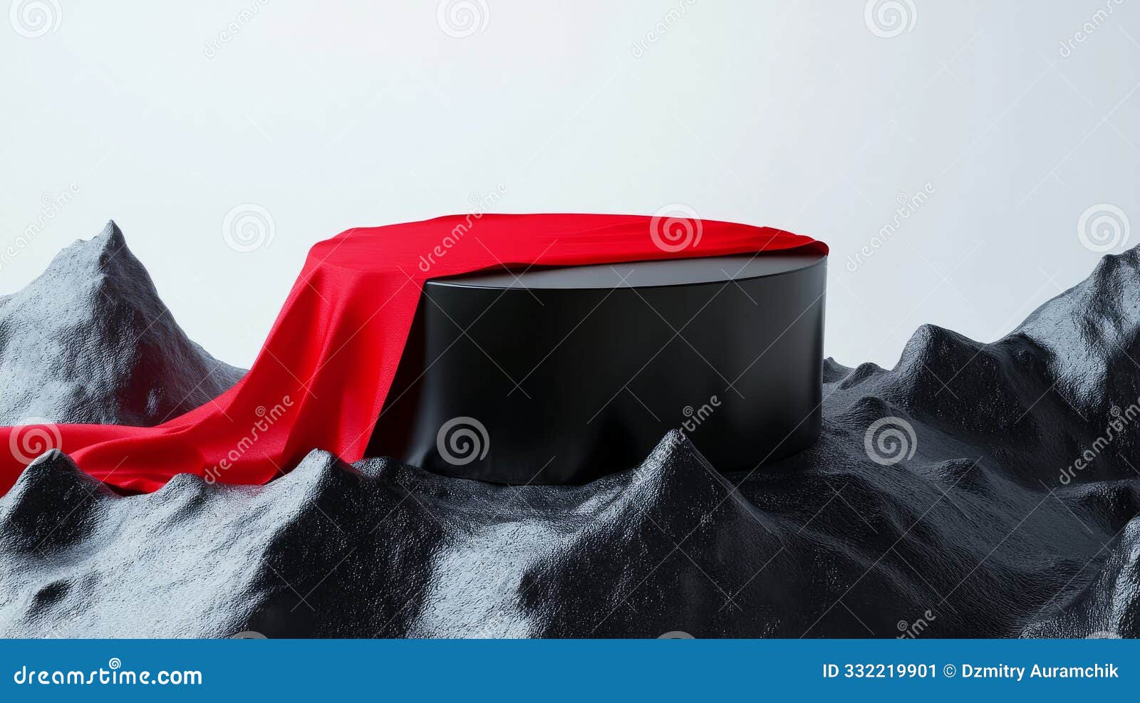 The Red Carpet is on a Stage with a Podium in the Middle. VIPs are ...