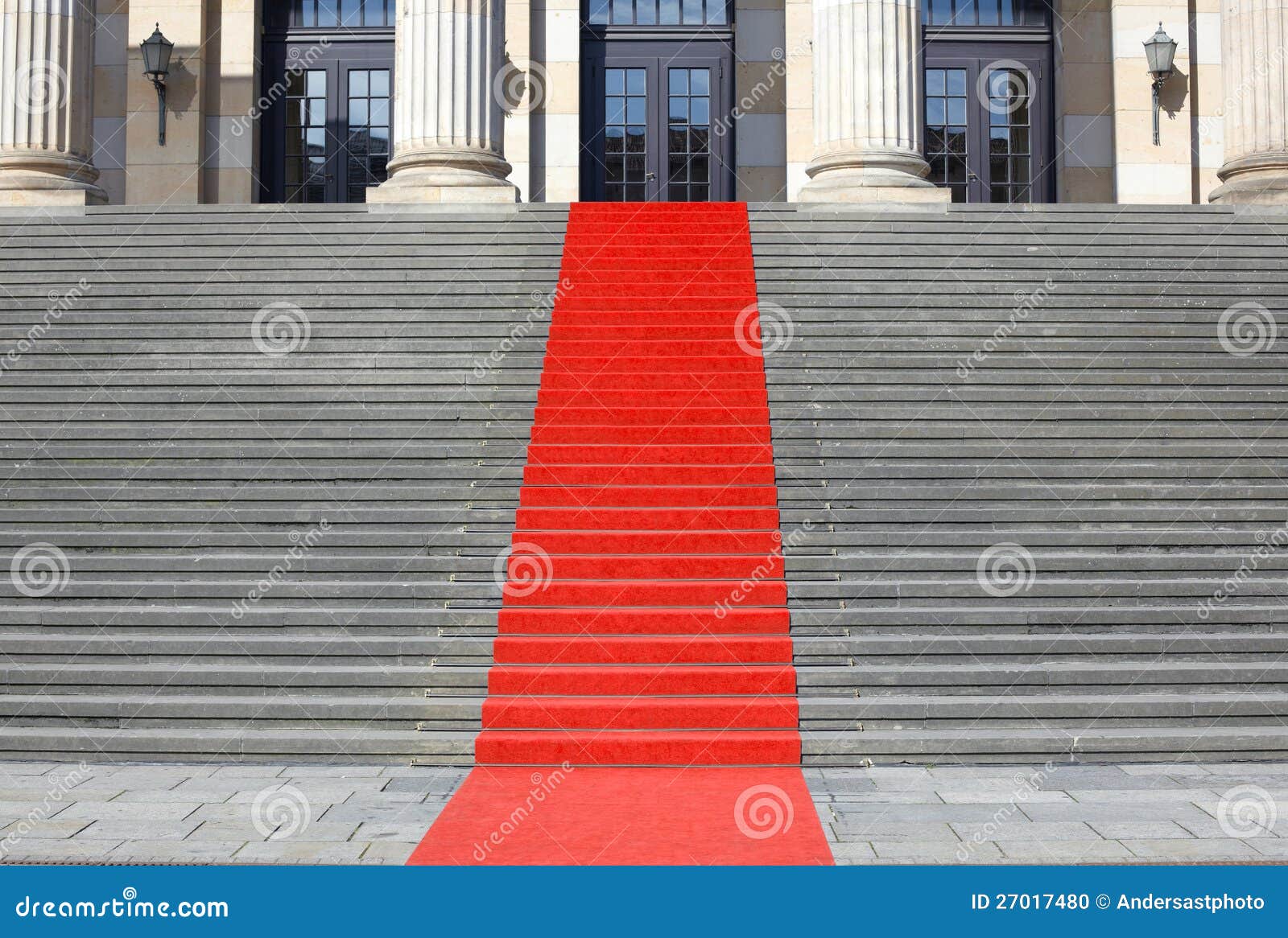 Red carpet stairs stock photo. Image of elegant, festival - 27017480