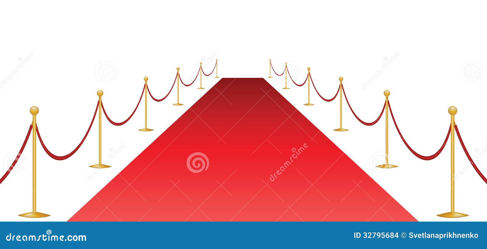 Red carpet and stantion stock vector. Illustration of lifestyle - 32795684