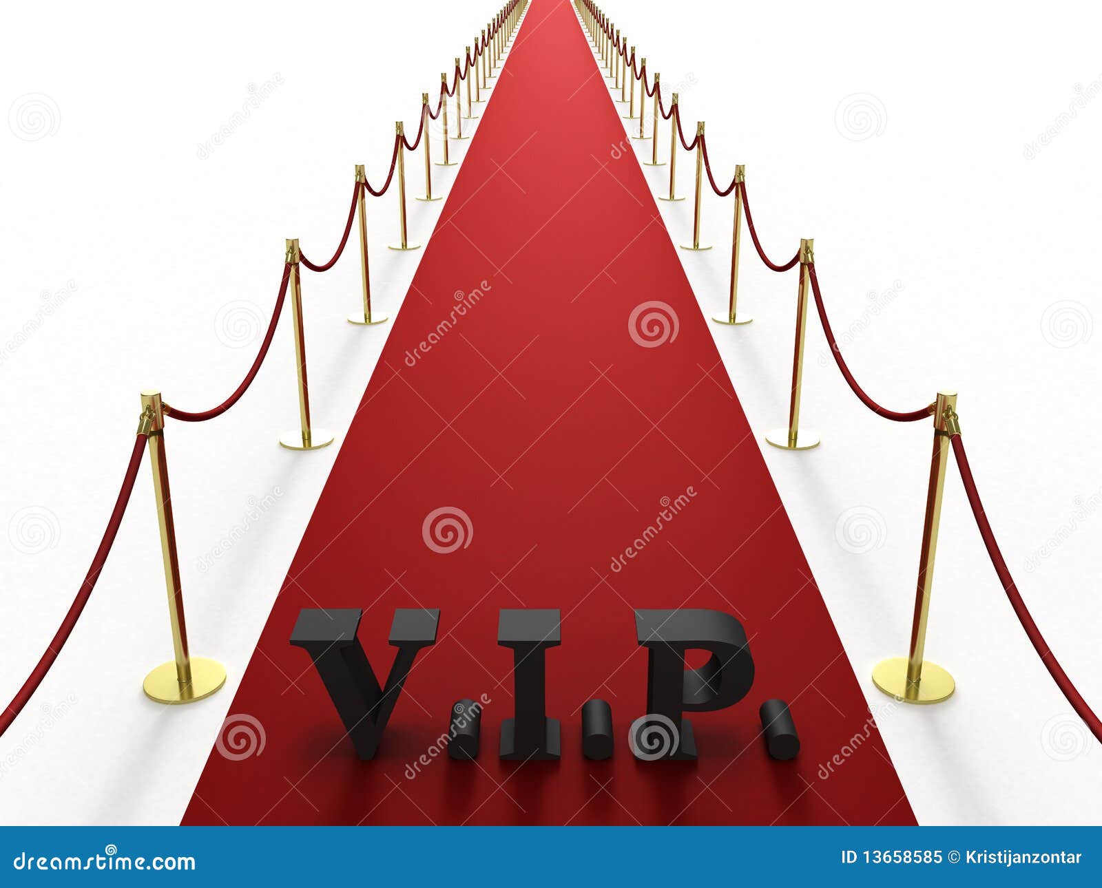Red carpet with V.I.P stock illustration. Illustration of performance ...