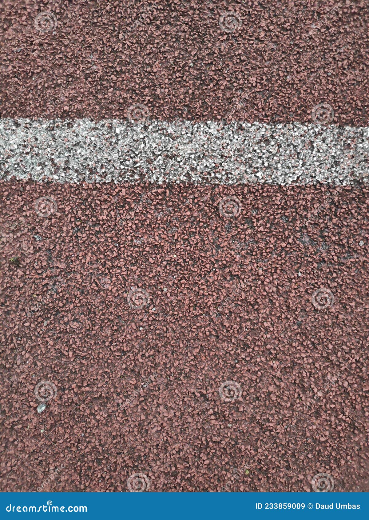 Red Carpet with White Line on the Middle Stock Image - Image of soil ...